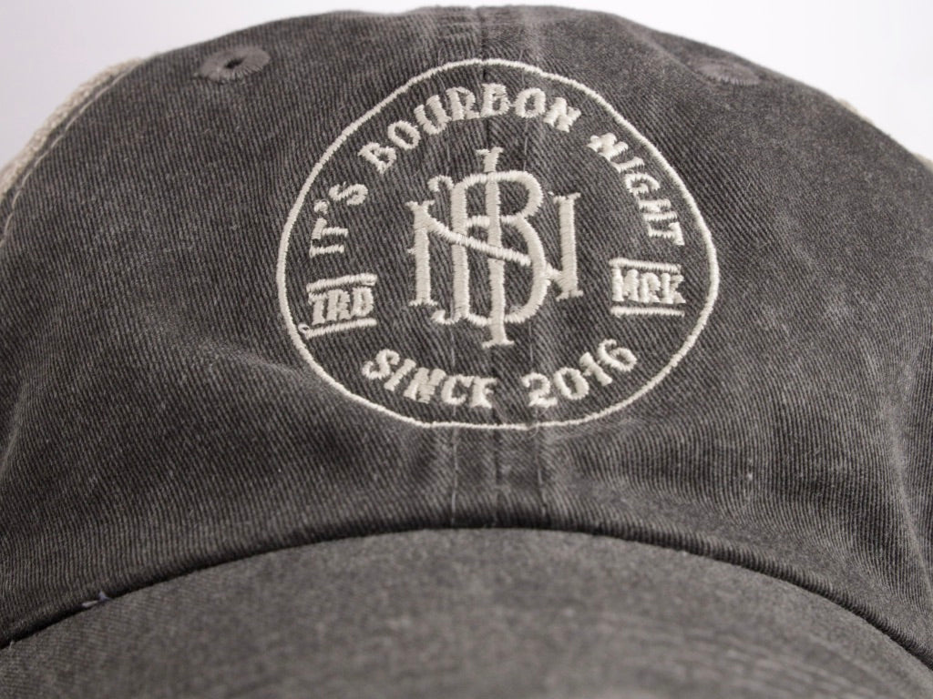 It's Bourbon Night Monogram Logo Hat – Whiskey Ambitions